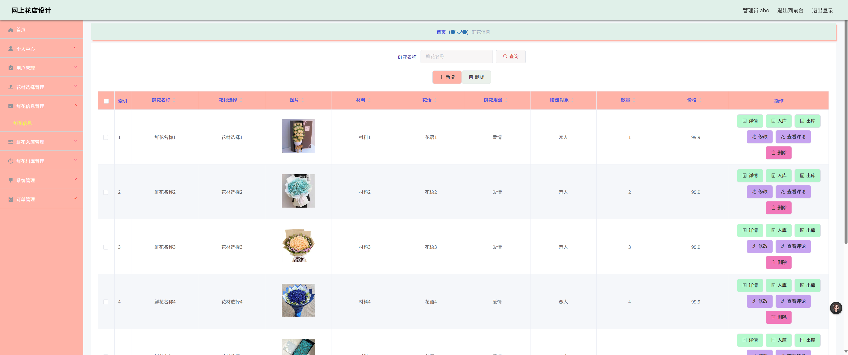 ssm(javaweb)鲜花管理系统-CSDN博客