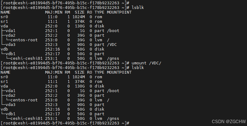 Linux扩容步骤_linux vdb-CSDN博客