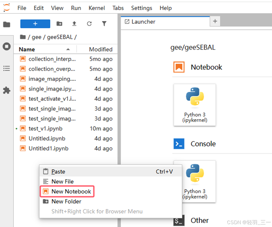 GEE基于conda环境使用python版本（Jupyter Book）_python调用gee-CSDN博客