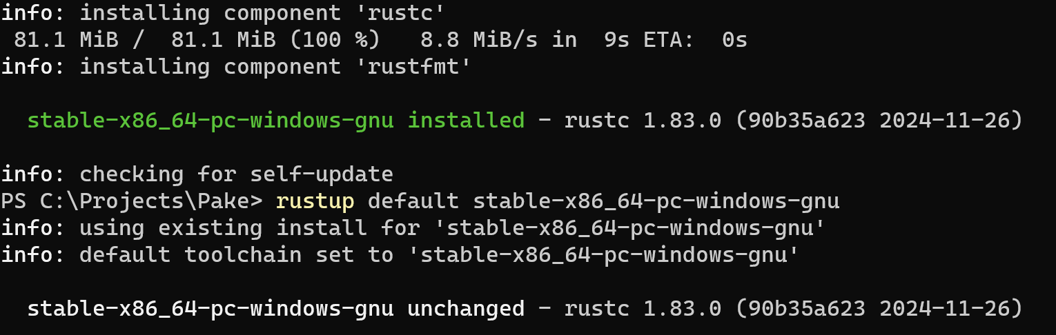 Window上rust语言碰到the msvc targets depend on the msvc linker but `link.exe ...