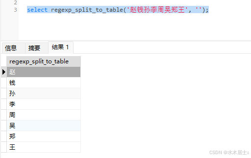 opengauss如何将一个字符串拆分成一列多行的形式？_高斯数据库字符串字段拆分后怎么计算元素个数-CSDN博客