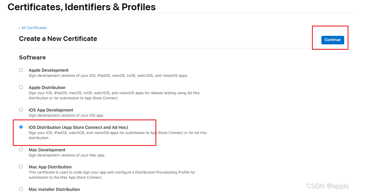 Apple Developer 申请证书全流程 iOS证书(.p12)和描述文件(.mobileprovision)申请-CSDN博客