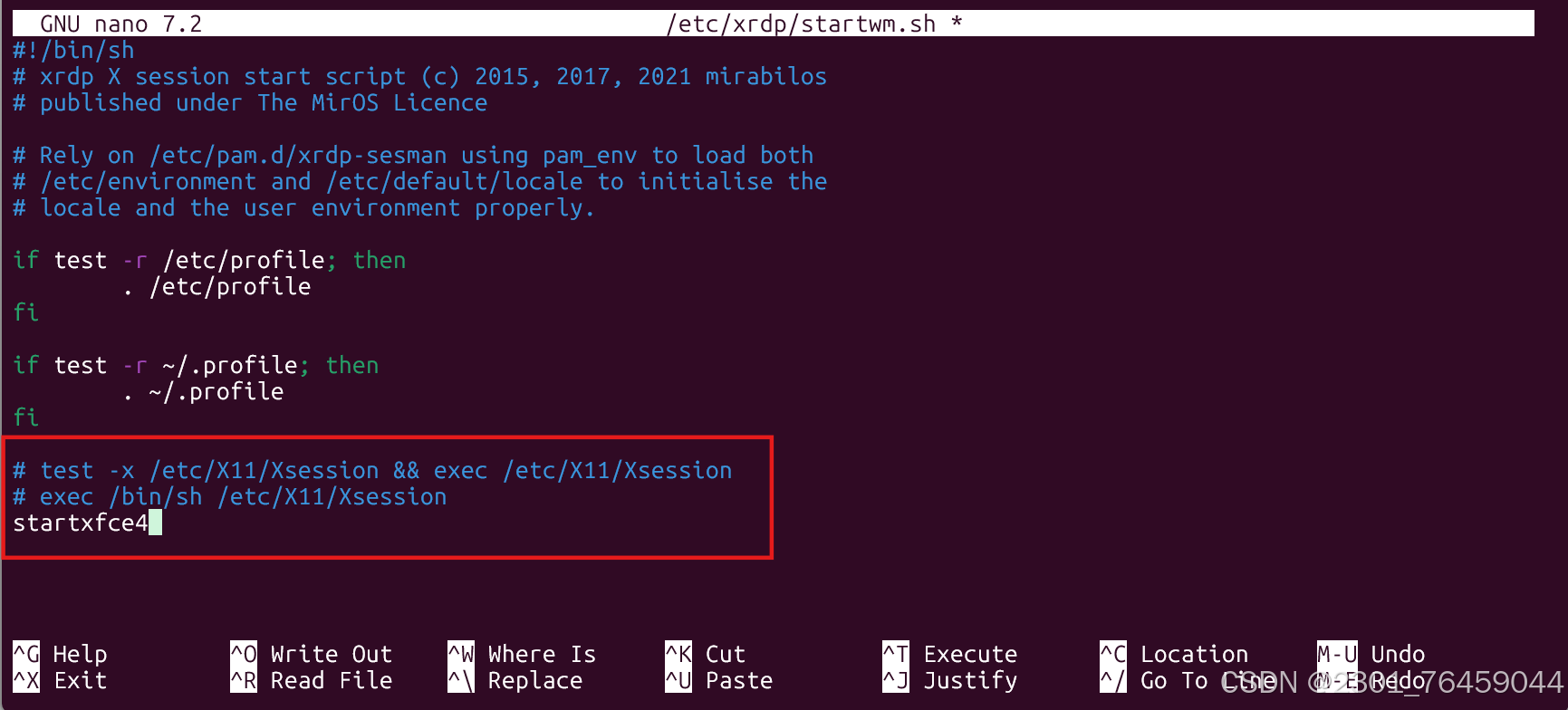 WSL，Ubuntu-24.04如何添加图形桌面环境（Xfce 4）_xfce4-CSDN博客