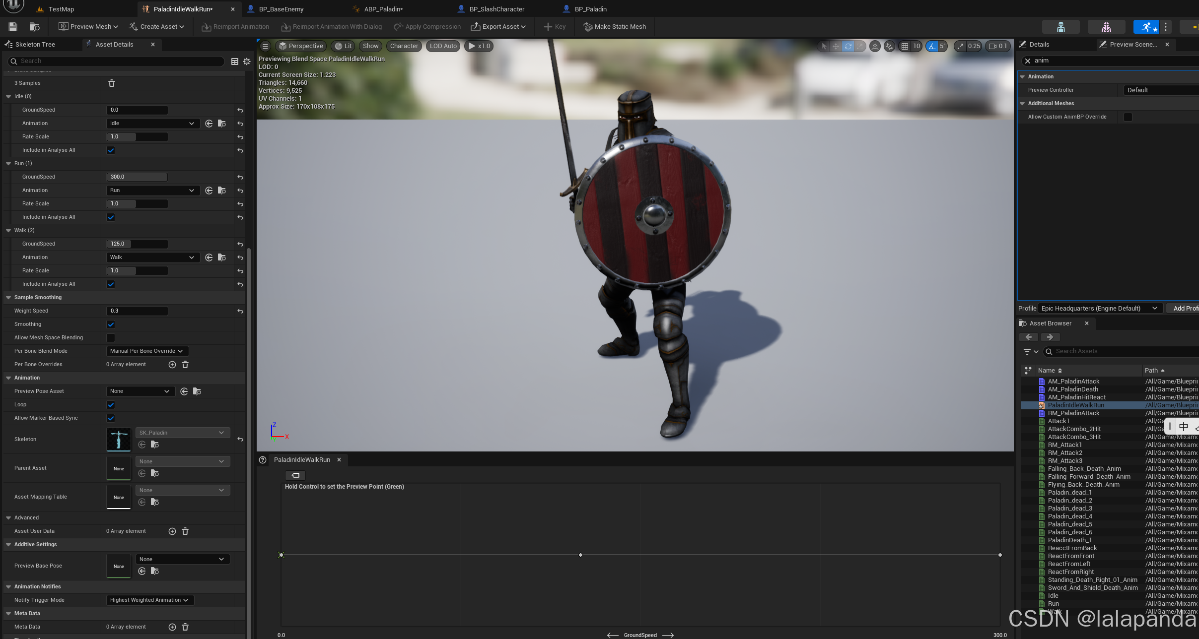 blend space1d（IdleWalkRun)，角色攻击之后滑步一段距离而不是正常播放走路跑步动画_blendspace1d-CSDN博客