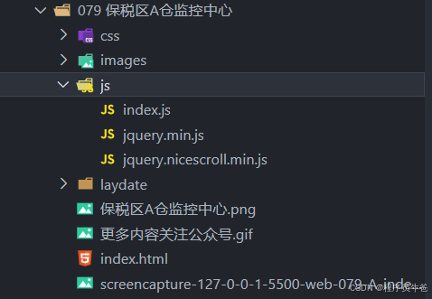 基于Echarts+HTML5可视化数据大屏展示-保税区A仓监控中心-CSDN博客