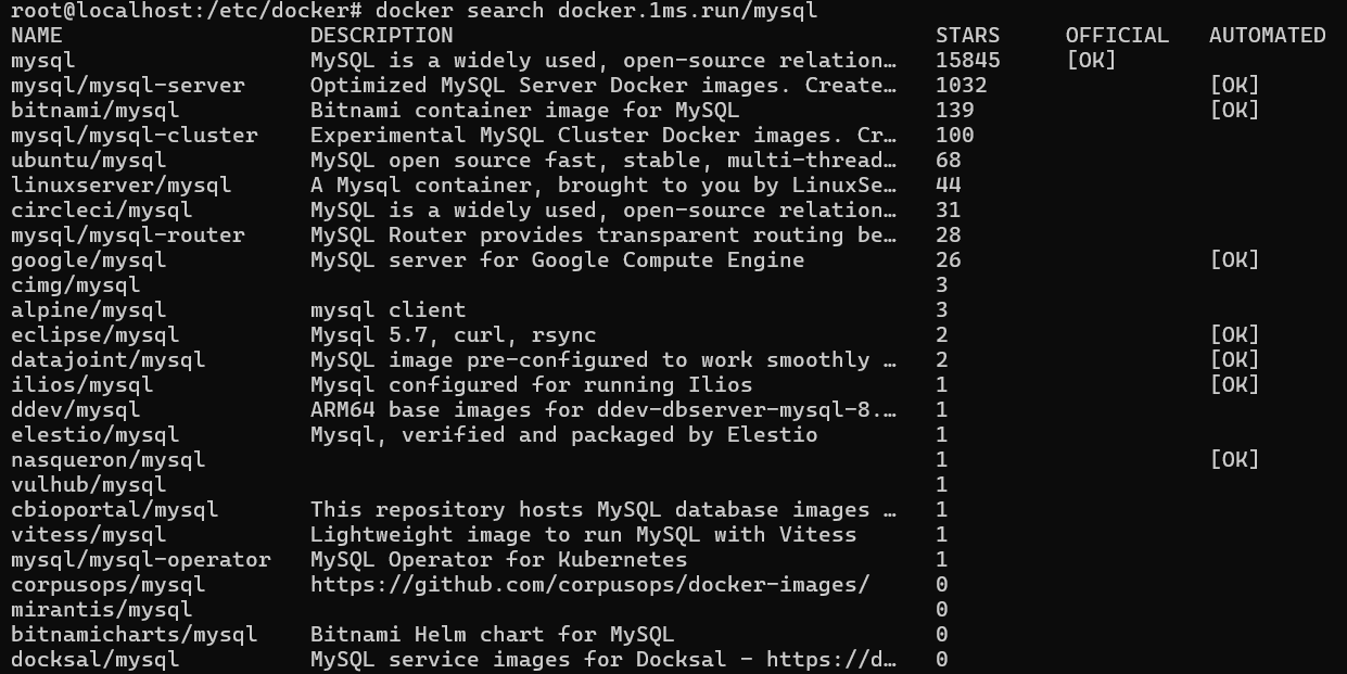 docker search 报错但 pull 正常_docker search无法使用-CSDN博客