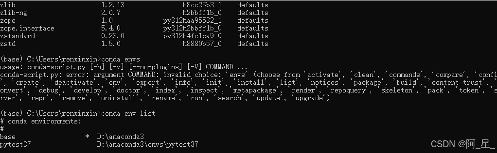 Anaconda创建虚拟环境报错：NoWritablePkgsDirError: No writeable pkgs directories configured.-CSDN博客