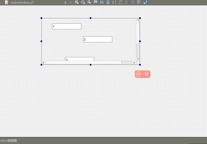 QScrollArea（ui设计师）简单使用滚动条_qscrollarea的使用-CSDN博客