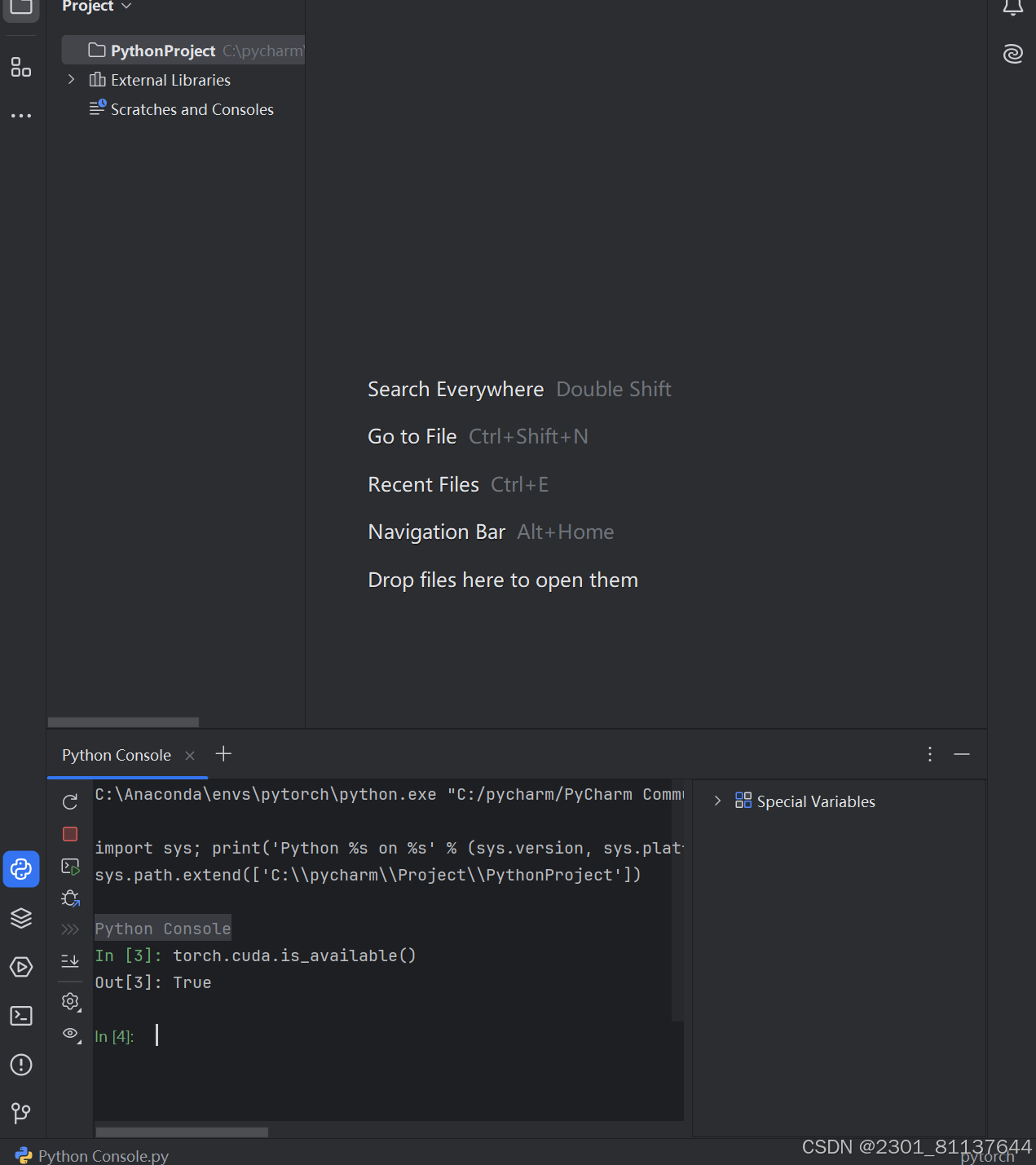 Pycharm2024.3.1.1如何配置pytorch环境_pycharm 2024.3.1.1-CSDN博客