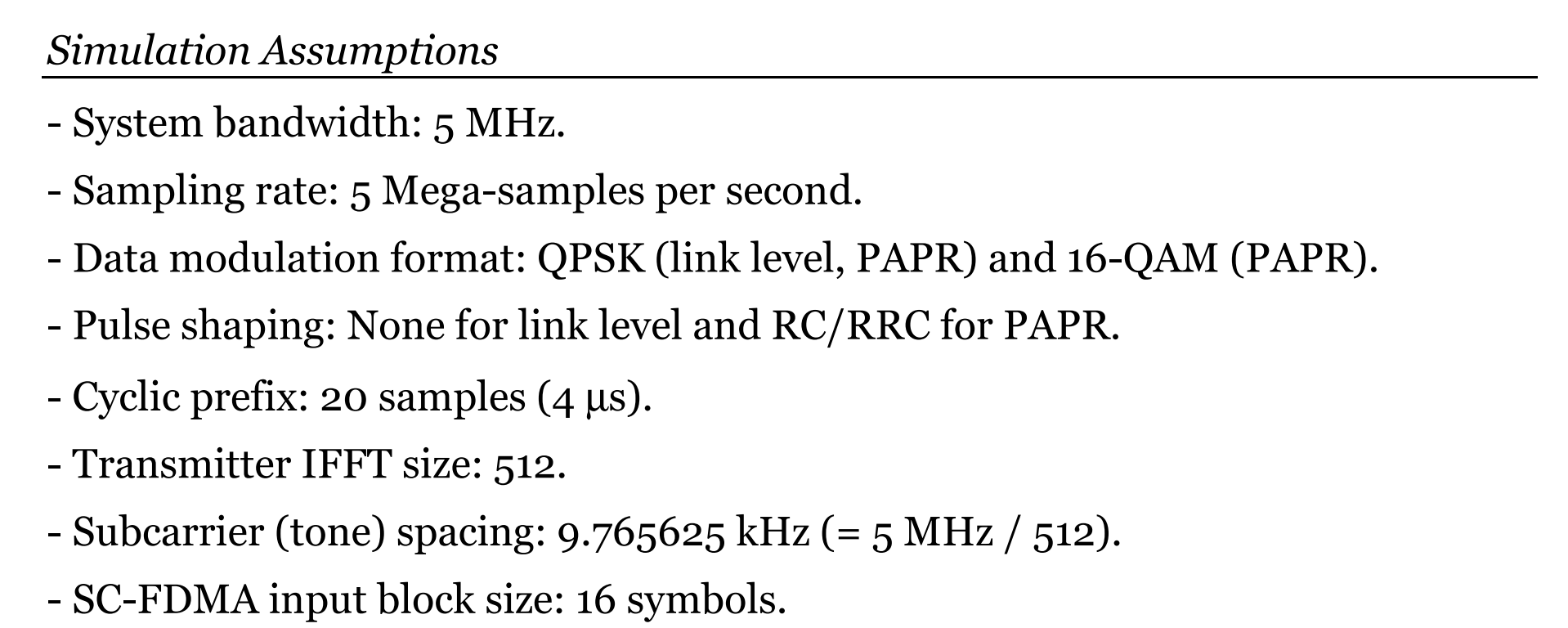 单载波FDMA(SC-FDMA)模拟器研究（Matlab代码实现）-CSDN博客
