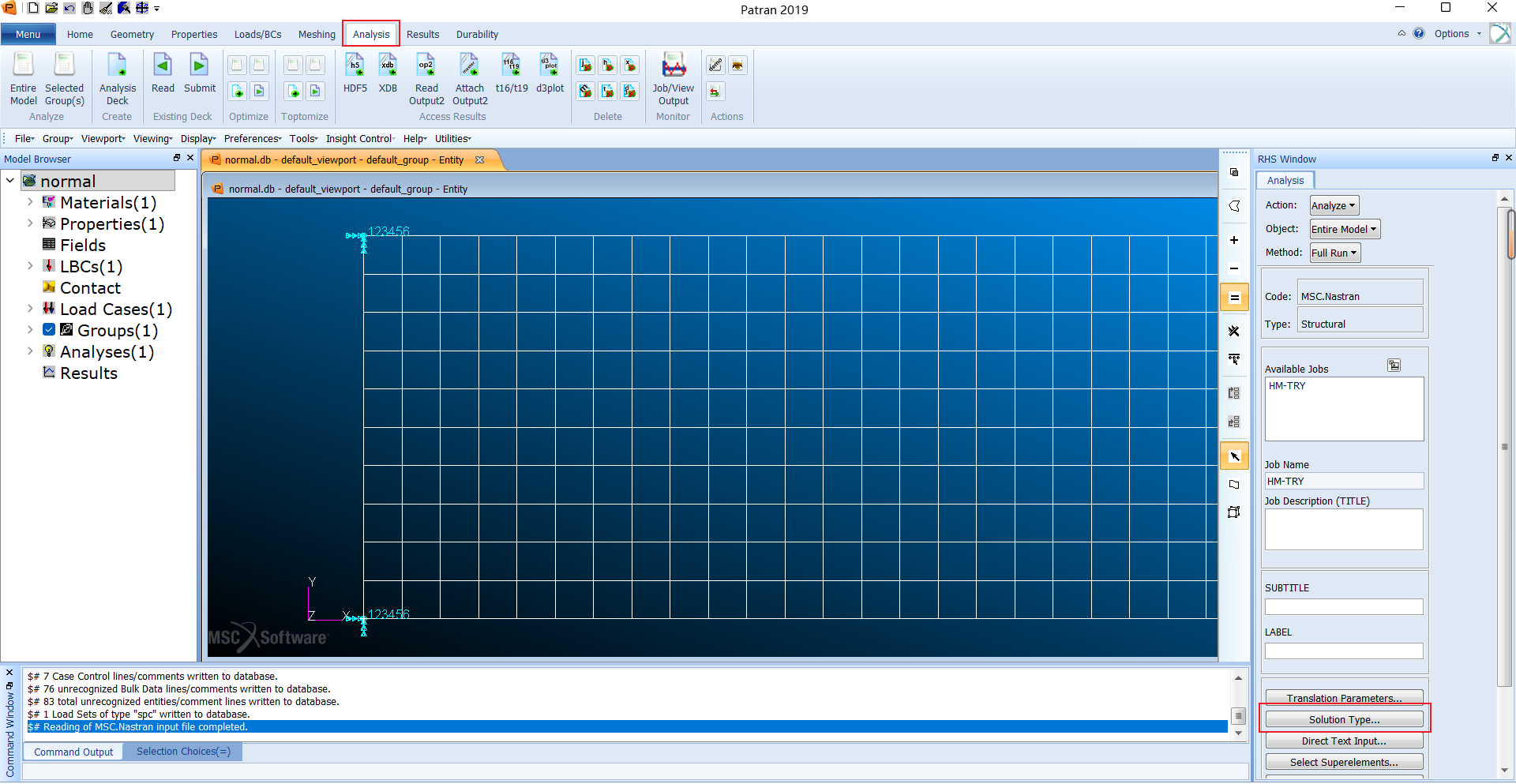 【软件操作】Hypermesh+Nastran模态分析_nx nastran的前处理软件,-CSDN博客