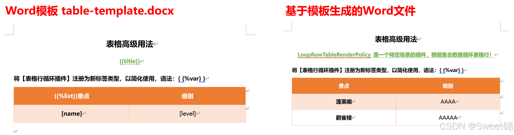 Java报表生成利器 Poi-tl-CSDN博客