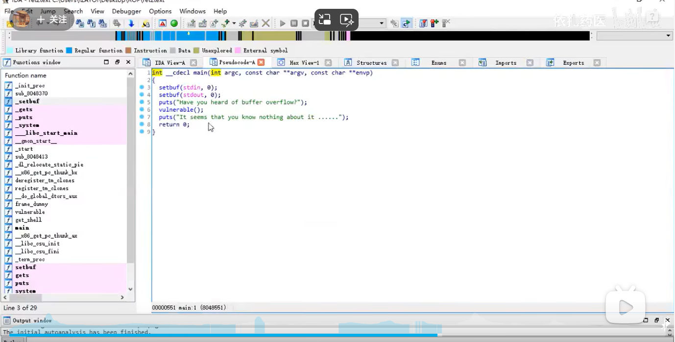 B站 XMCVE Pwn入门课程学习笔记（2）_xmcve 2020 ctf pwn入门课程 赛题文件-CSDN博客
