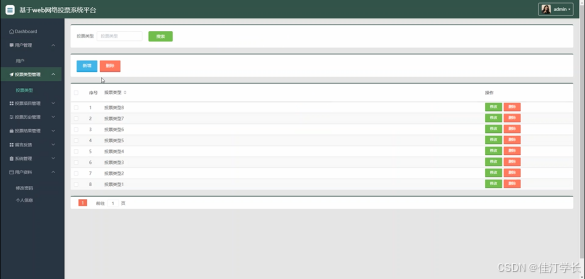 计算机毕业设计springboot基于web网络投票系统平台 基于spring Boot的在线投票平台开发与应用 利用spring Boot构建的web投票系统设计与实现 Csdn博客