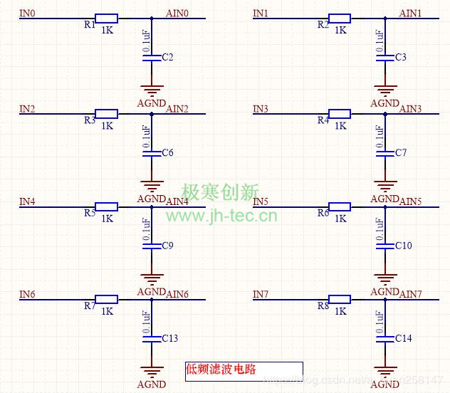 ADS1256原理图电路图PCB设计以及注意事项_ads1256采集电路-CSDN博客