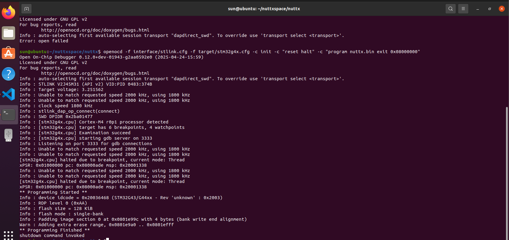 NUTTX的学习记录（如何在nuttx建立自己的板子的支持）_nuttx适配新板子-CSDN博客