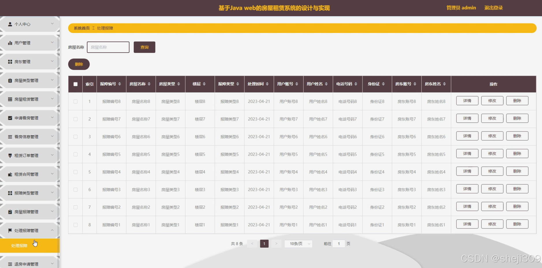 Ssmvue基于web的房屋租赁系统的设计与实现【开题程序论文】 计算机毕业设计 Csdn博客