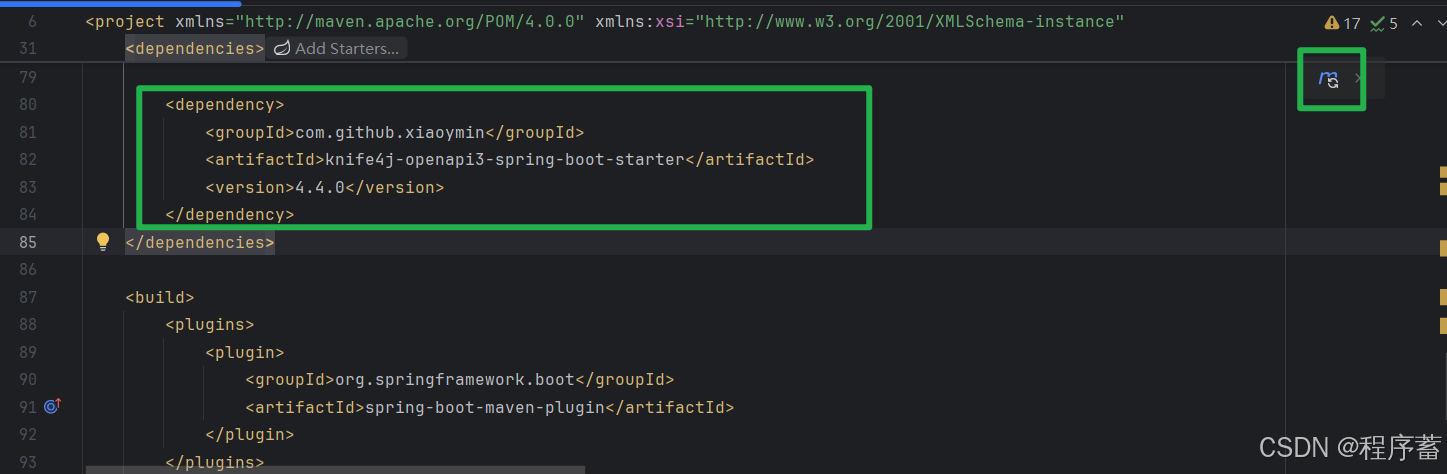 为springboot2项目添加knife4j时出现 Failed to process import config class.ArgumentException 的办法_nested ...