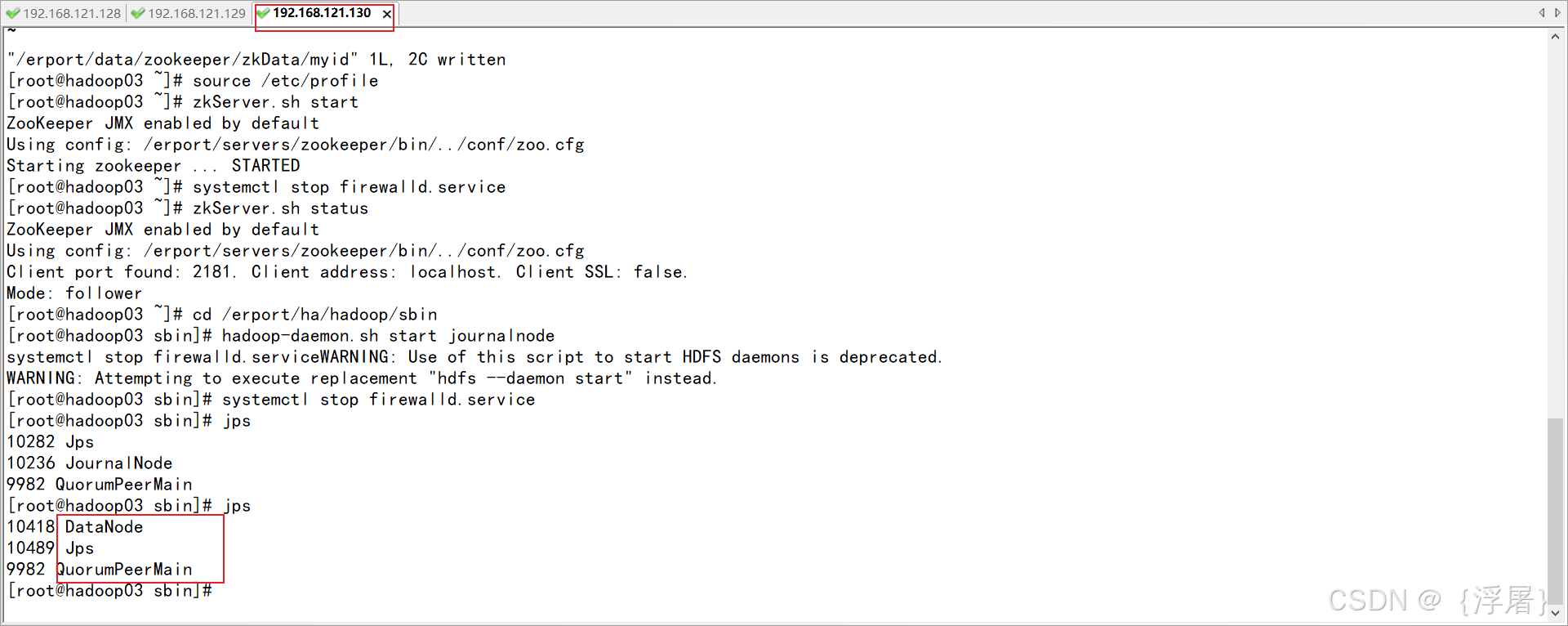 基于zookeeper安装部署下，配置 HDFS-HA 集群_hadoop hdfs ha集群如何配置-CSDN博客