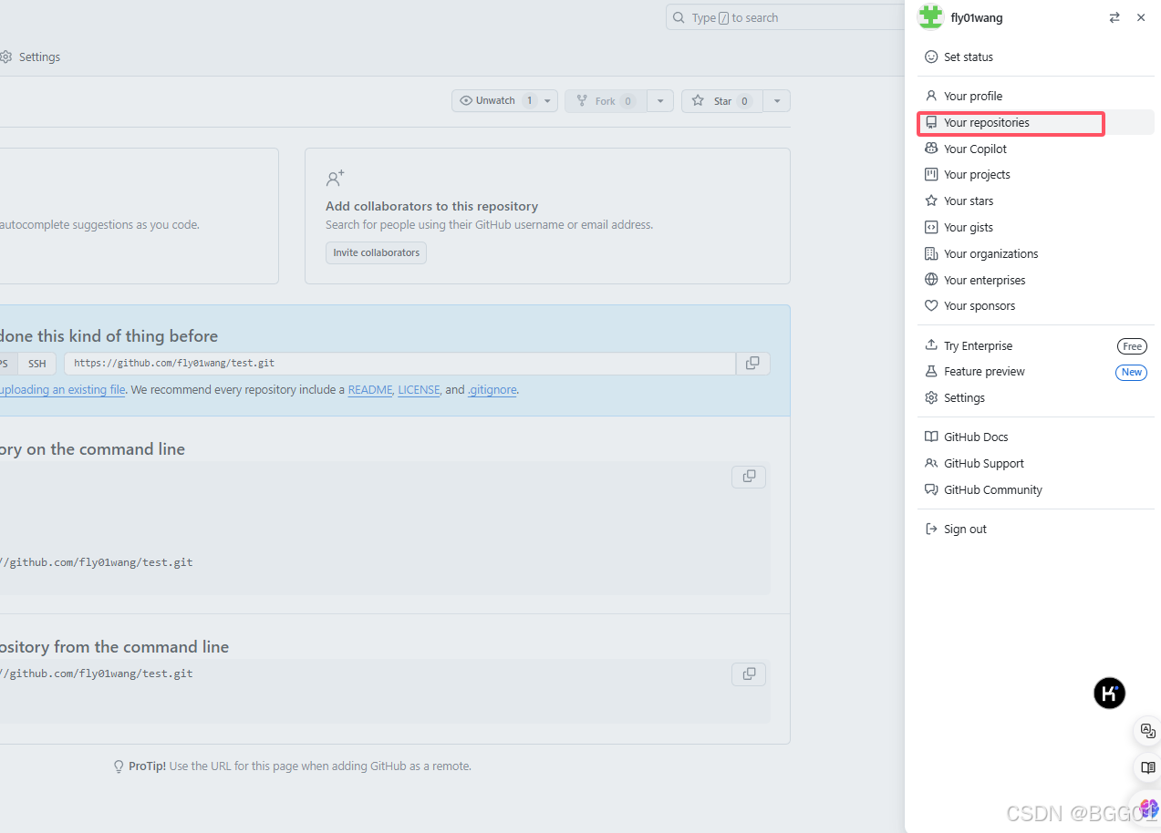 GitHub协同开发（简洁版）-CSDN博客