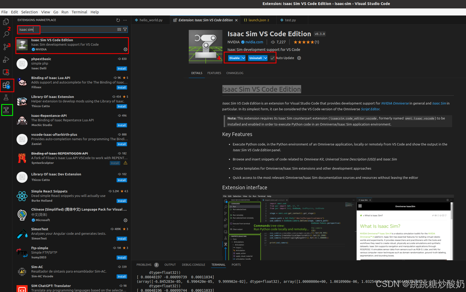 第三章、Isaac sim Python脚本（1）:配置vscode_isaac sim vs code edition-CSDN博客