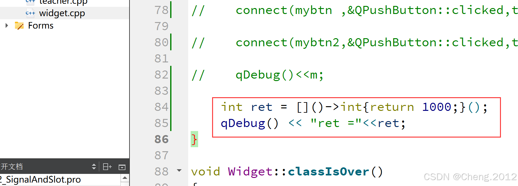 Qt学习笔记6（Lambda表达式）_qt lamda表达式-CSDN博客