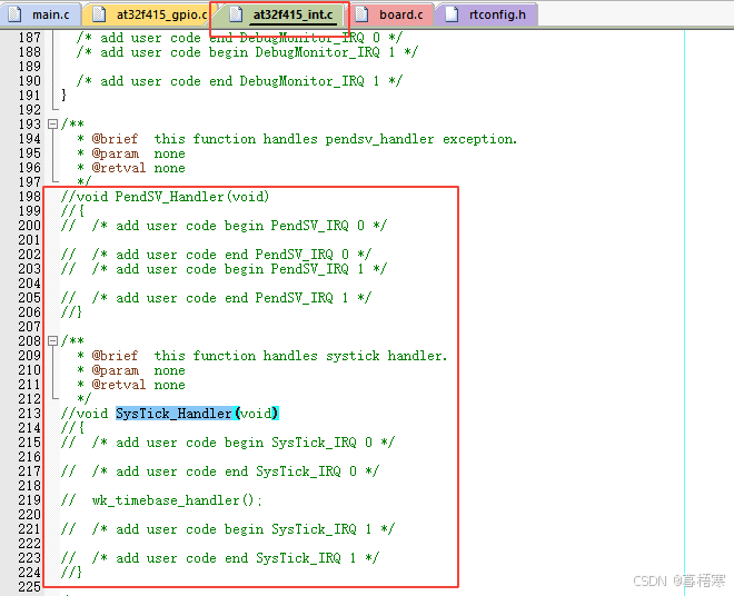 雅特力AT32F415移植RT-Thread_雅特力 rtthread-CSDN博客