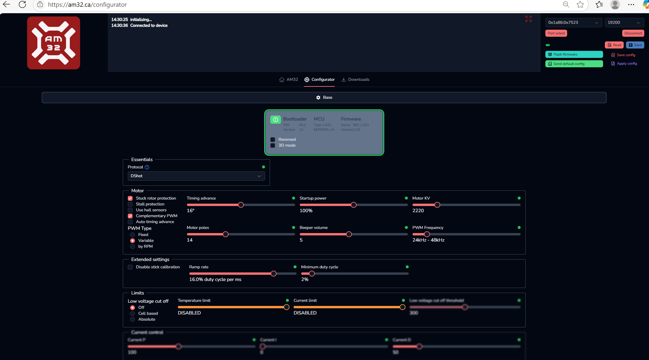 AM32电调配置上位机-CSDN博客