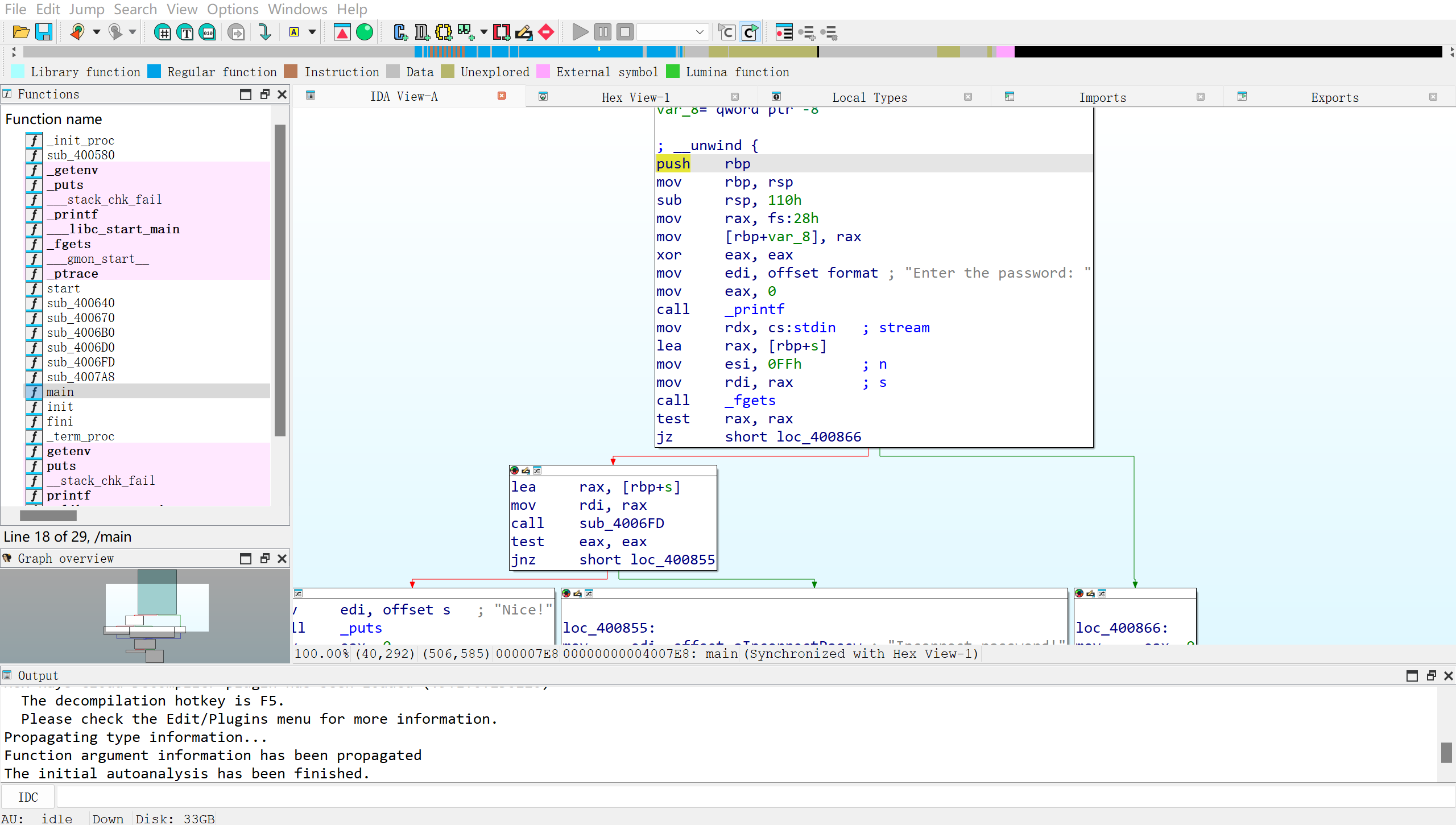 【萌新做题回顾】【Reverse】NO.GFSJ0240 Reversing-x64Elf-100-CSDN博客