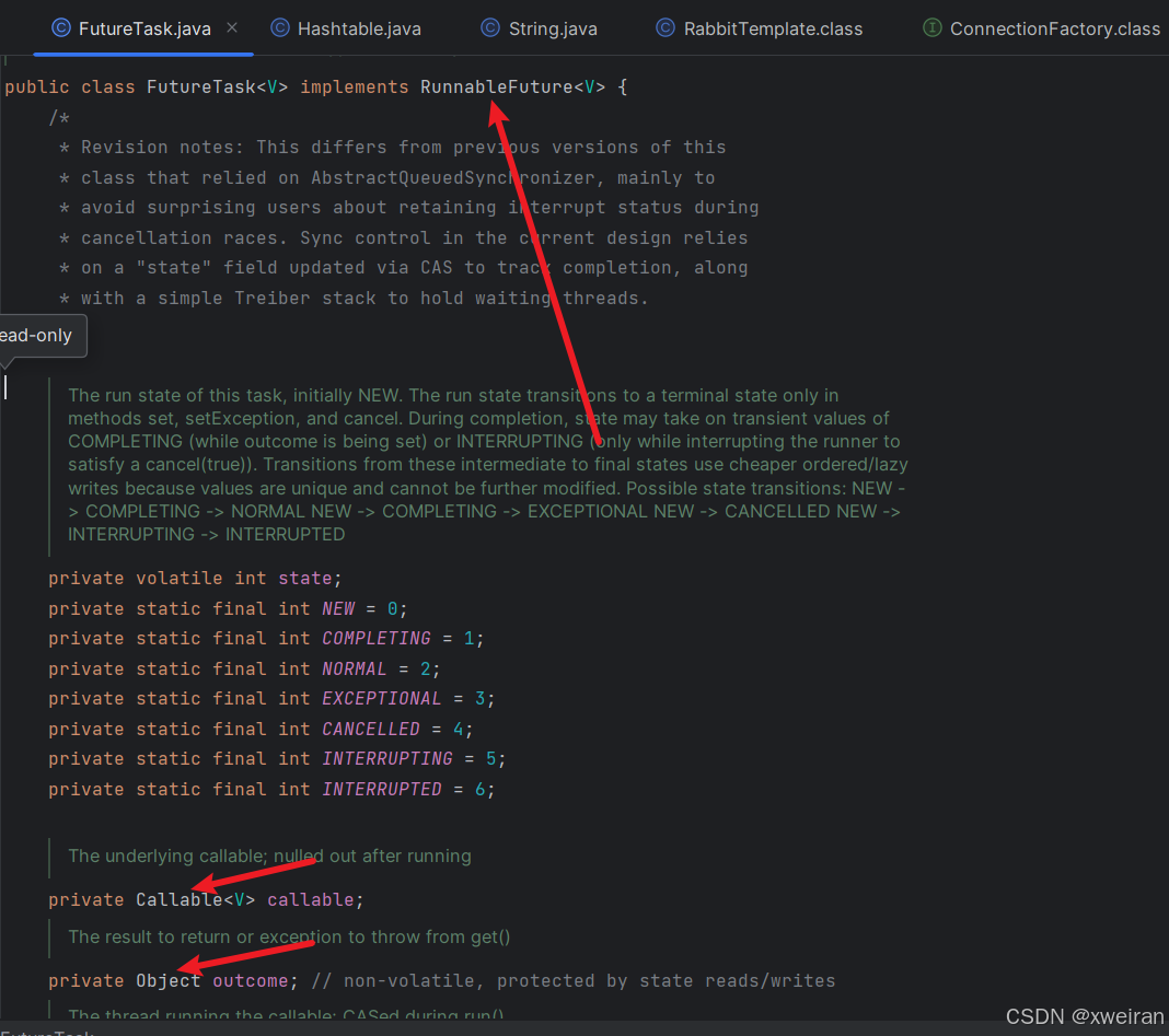 FutureTask的底层源码解析_futuretask waitnode-CSDN博客