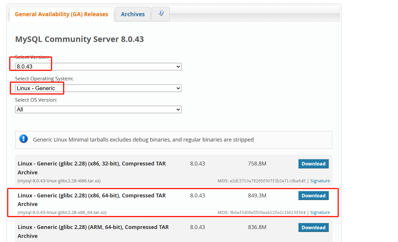 linux系统安装mysql-8.0.43教程_linux安装mysql8.0.43-CSDN博客