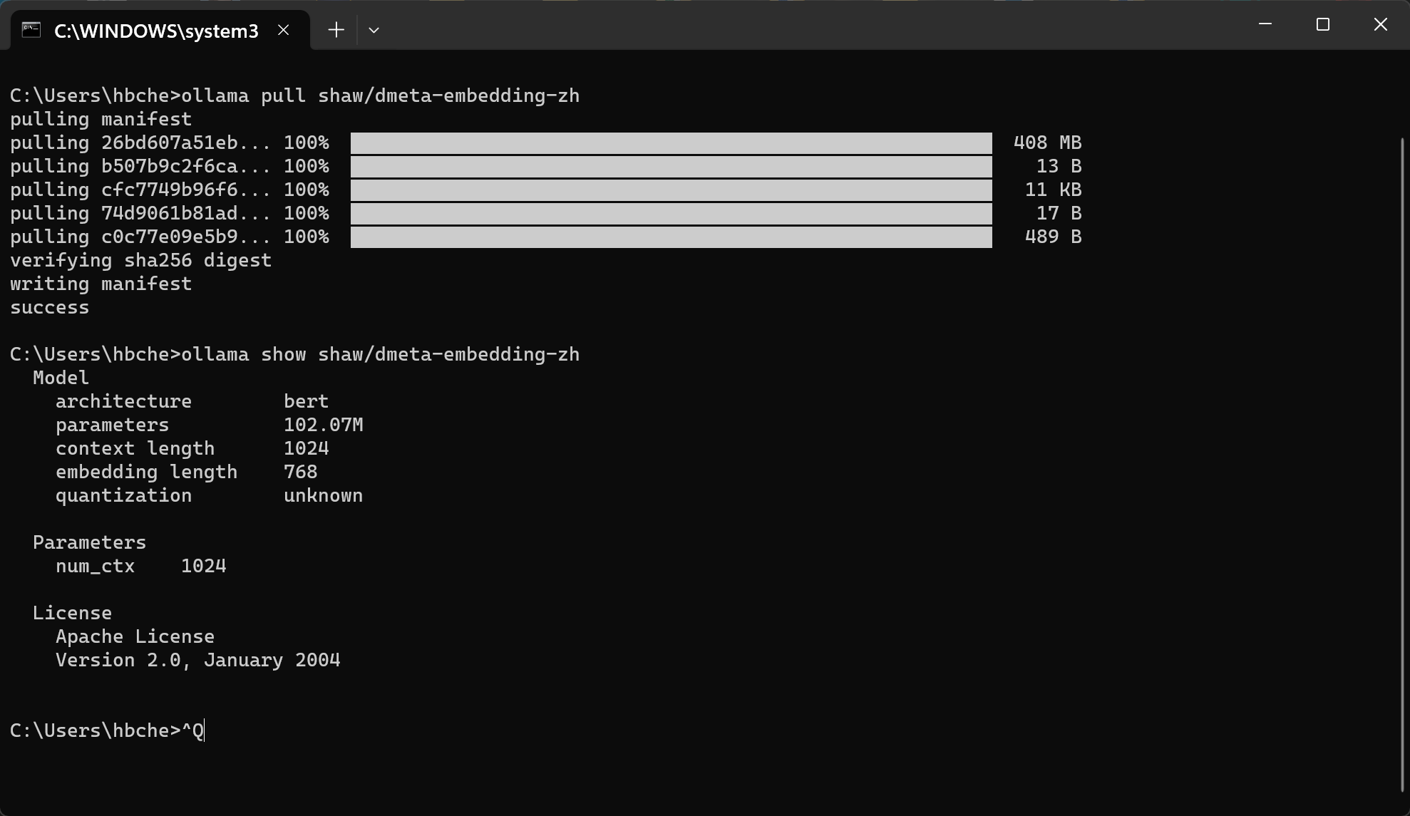 使用OllamaEmbeddings时，报错ollama._types.ResponseError(status code:502)和(status code:500)_ollama 502 ...