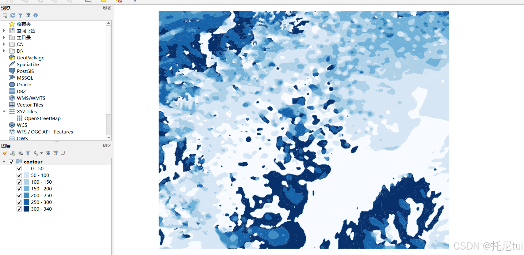 【GDAL】gdal命令行提取栅格像元值生成等值面的方法_gdal栅格生成等值线-CSDN博客