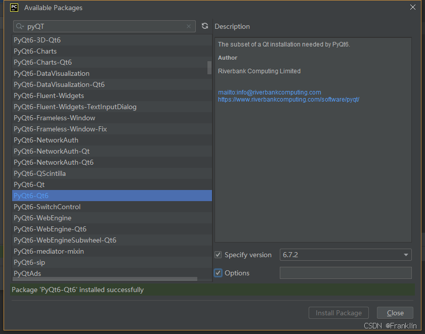 Pycharm Tips01 - 配置Python版本并适配的QT版本 - PyQT6_pycharm配置python version-CSDN博客