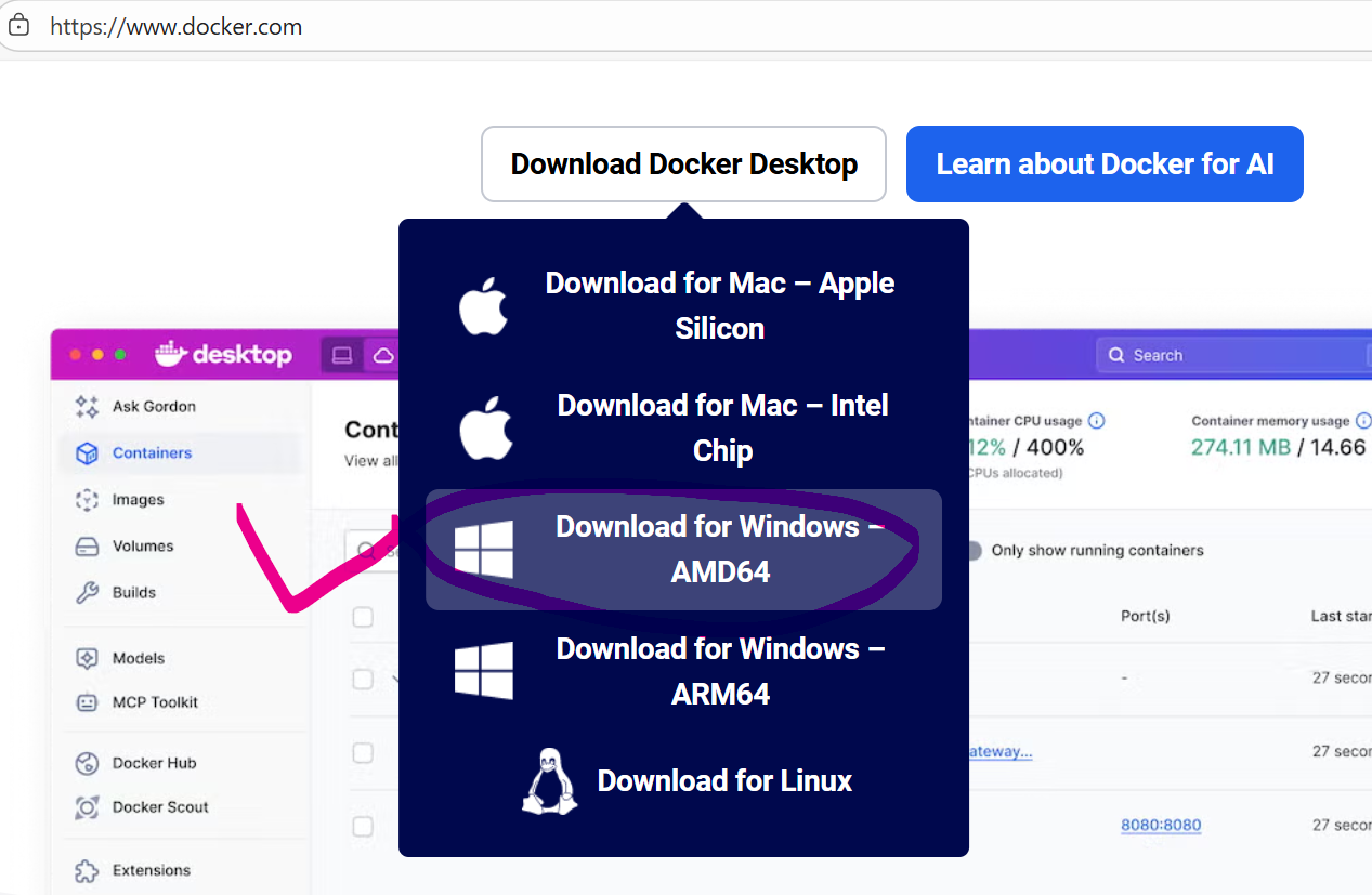 Docker windows版安装到其他盘(非C盘)_configuring docker in ubuntu: docker cli config: f-CSDN博客