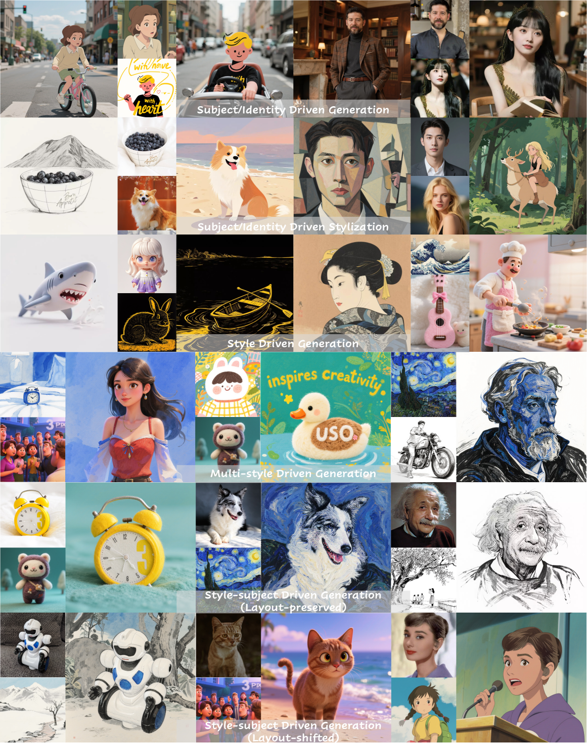 USO:Unified style and subject-driven generation via disentangeled and ...