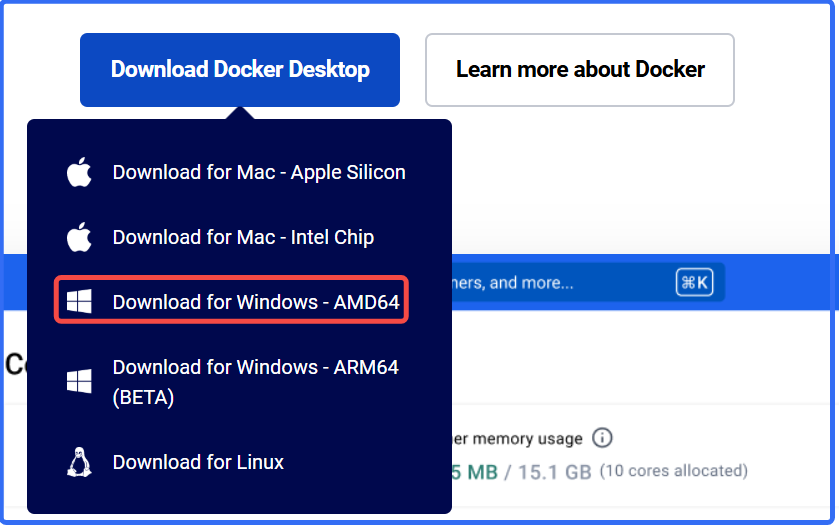 一、【AI】如何在Windows系统中安装Docker Desktop_docker desktop 4.39.0-CSDN博客