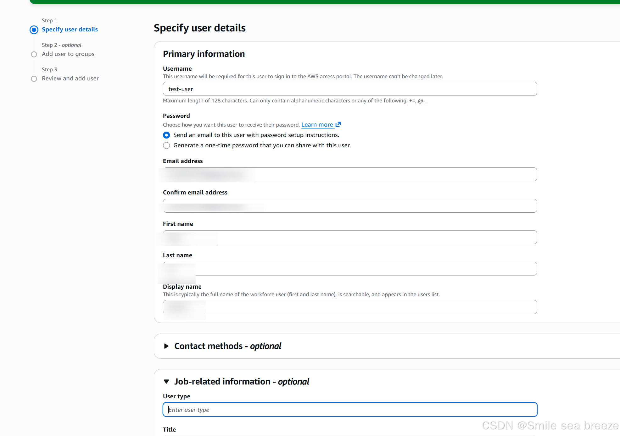 如何在 AWS IAM 身份中心创建和管理用户-CSDN博客