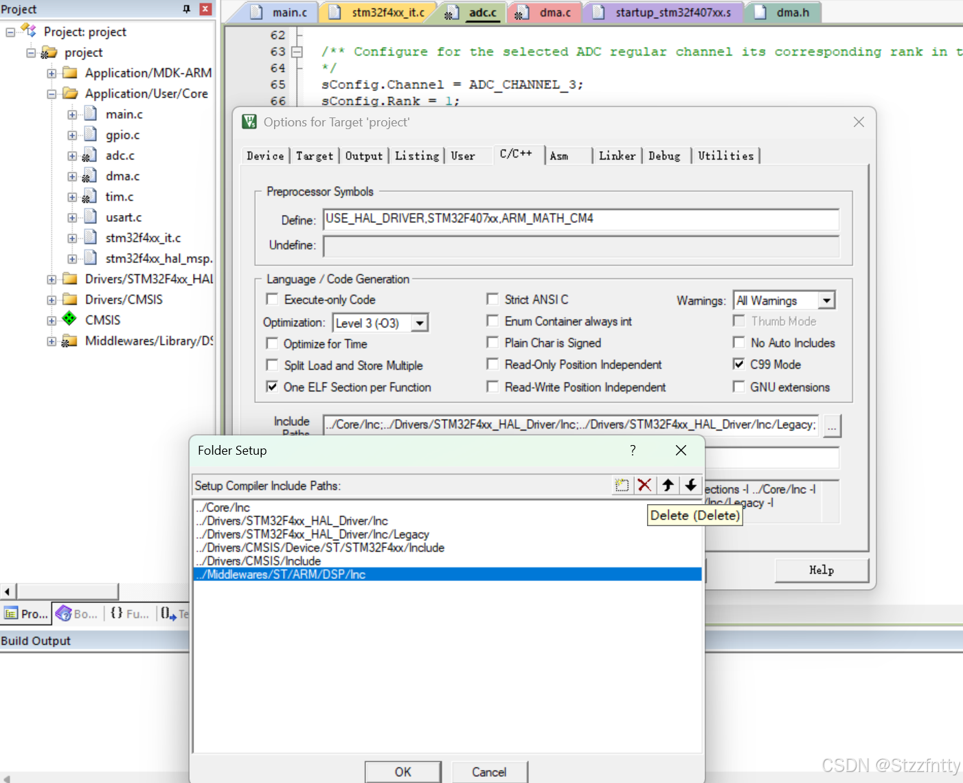 【STM32F407ZGTx】HAL库CubeMX_stm32f407 cubemx配置-CSDN博客