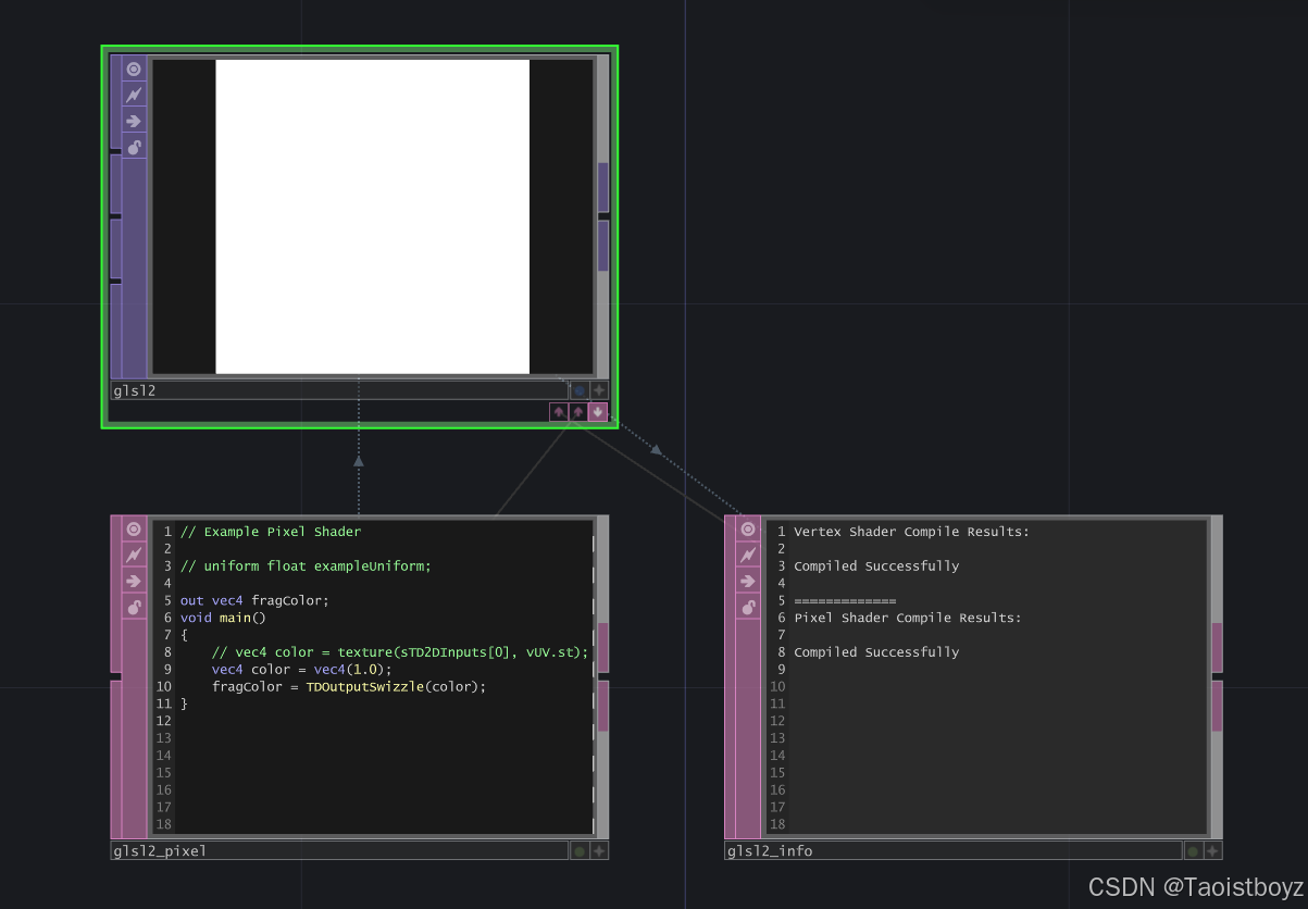 Touch Designer小白解惑1 --- GLSL TOP创建解读-CSDN博客