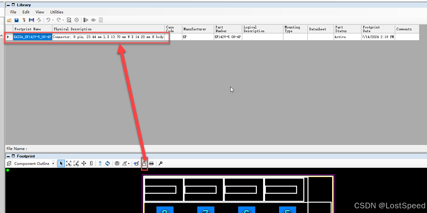 Footprint Expert 24 Subscription - 做非标封装(以 KF142V-5.08-4P 为例)-CSDN博客