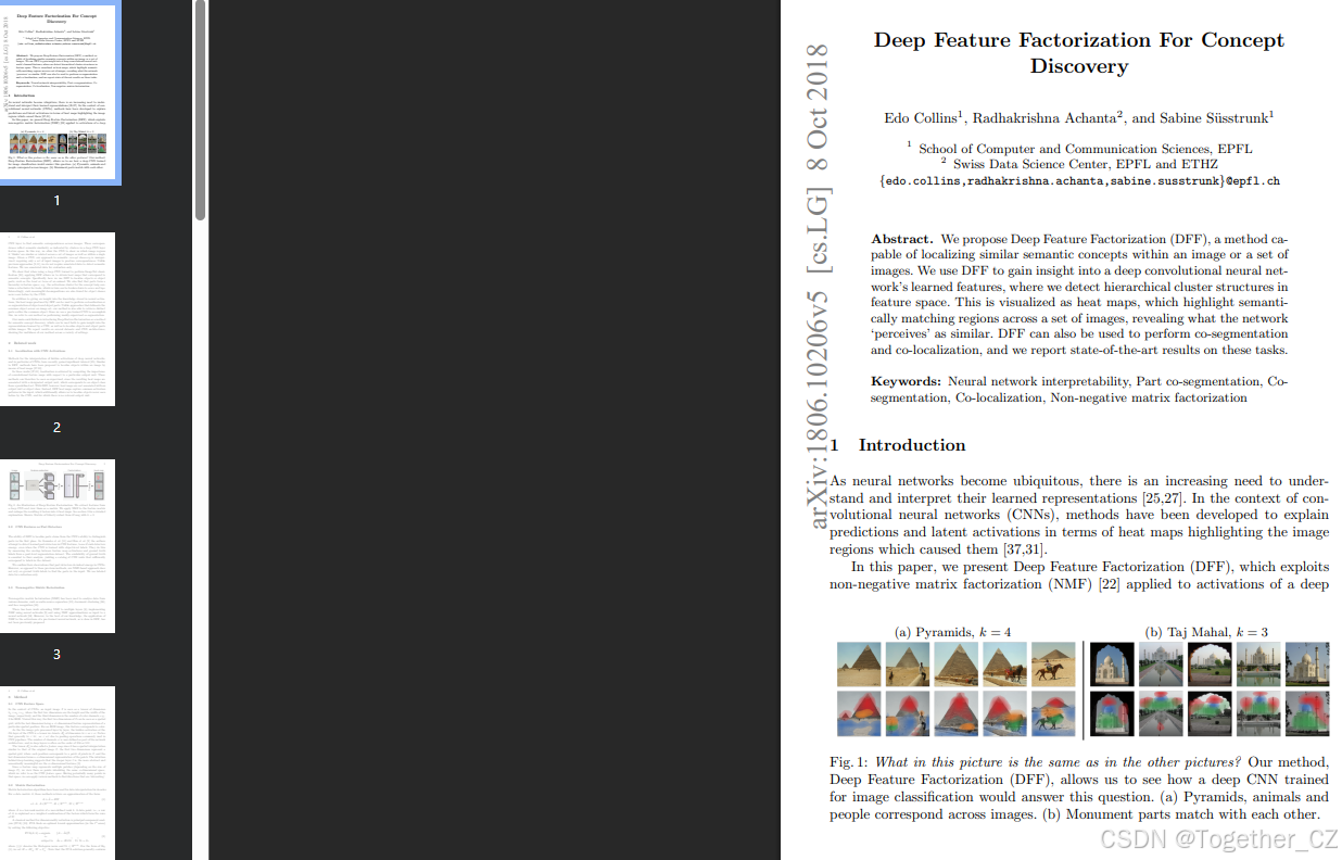 Deep Feature Factorization For Concept Discovery——深度特征分解用于概念发现-CSDN博客