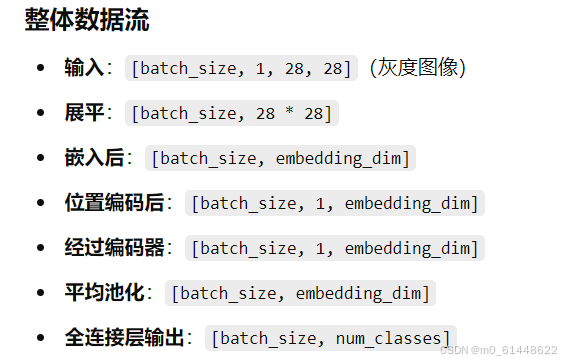 Transformer学习笔记，实现对MNIST分类_transformer mnist-CSDN博客