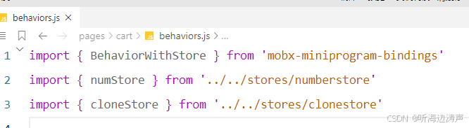 微信小程序使用mobx-miniprogram-bindings、mobx-miniprogram：绑定多个store的情况-CSDN博客