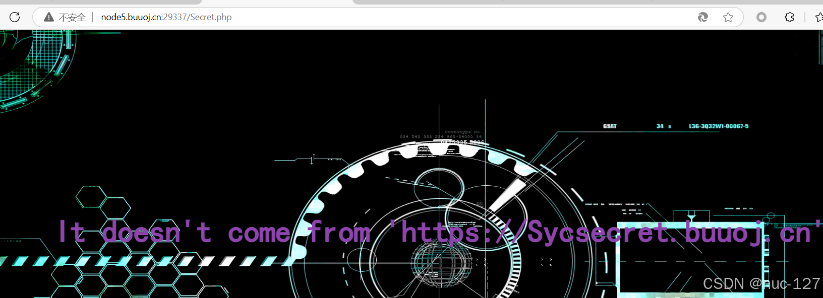 buuctf-dasbook-[第一章][1.3.5 案例解析][极客大挑战 2019]Http-CSDN博客