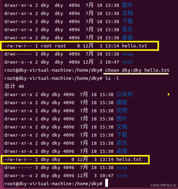 Linux命令进阶·如何修改文件和文件夹权限（chomd命令的使用）、如何修改用户和用户组（chown命令的使用）linux更改文件所属用户和权限 Csdn博客