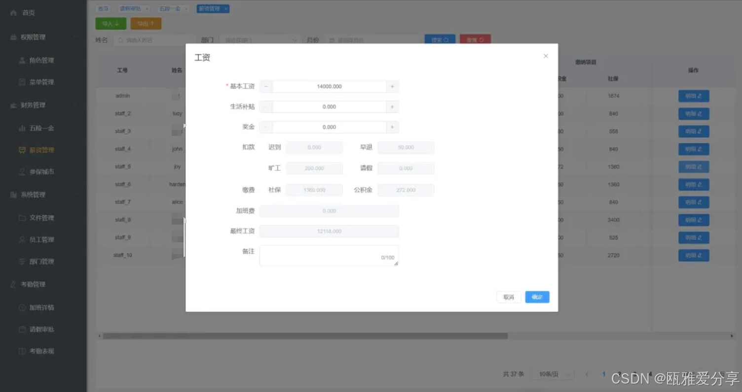 eHR系统：Java+Vue，含源码与文档，数字化整合人力资源，高效处理员工档案、考勤及薪资等业务-CSDN博客