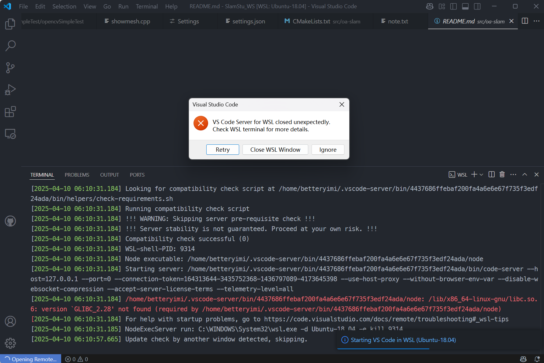 解决新版本vscode的remote ssh不支持ubuntu18.04问题_vscode不支持ubuntu18-CSDN博客