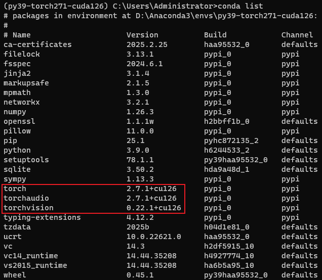 Python深度学习 安装GPU版PyTorch_ptyhon gpu 环境安装-CSDN博客