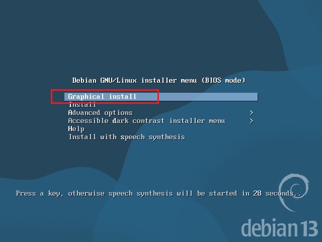 从零开始：在 VMware 中安装与配置 Debian12/13 的完整图文教程（含图形化安装、命令行安装、网络配置、SSH、APT 源与 VMware Tools 全流程）_debian安装 ...